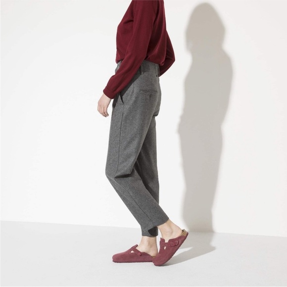 Birkenstock | Shoes | Birkenstock Boston Soft Footbed Suede Leather ...
